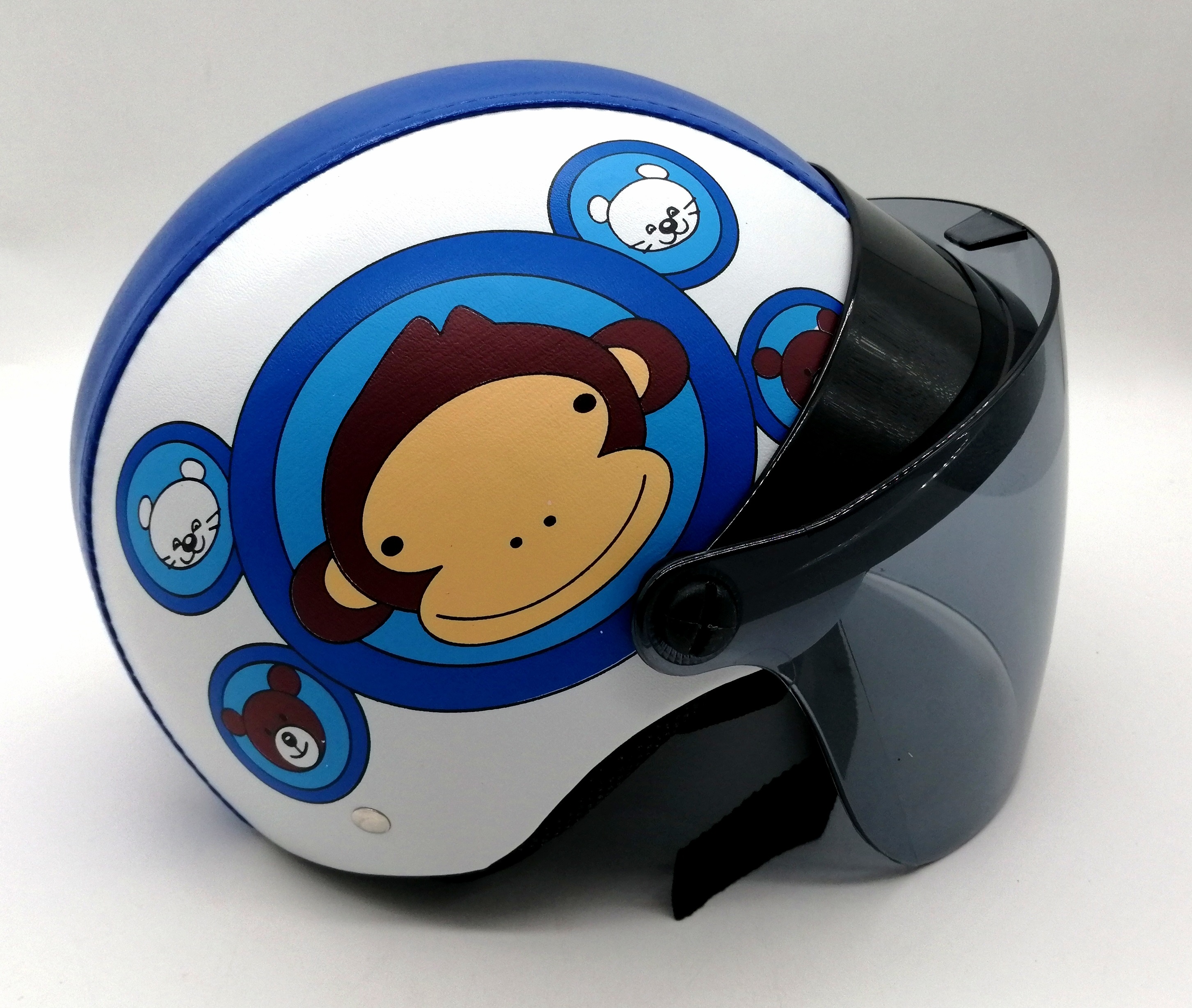 หมวกกันน็อคเด็ก ลายลิง รุ่นเฉพาะเด็ก (Monkey helmet for kids) - San ...