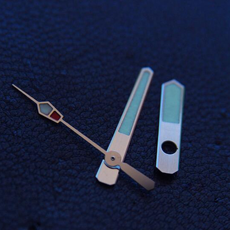 Stereoscopic Silver Watch Hand Needles C3 Luminous for NH35 NH36 4R35 ...