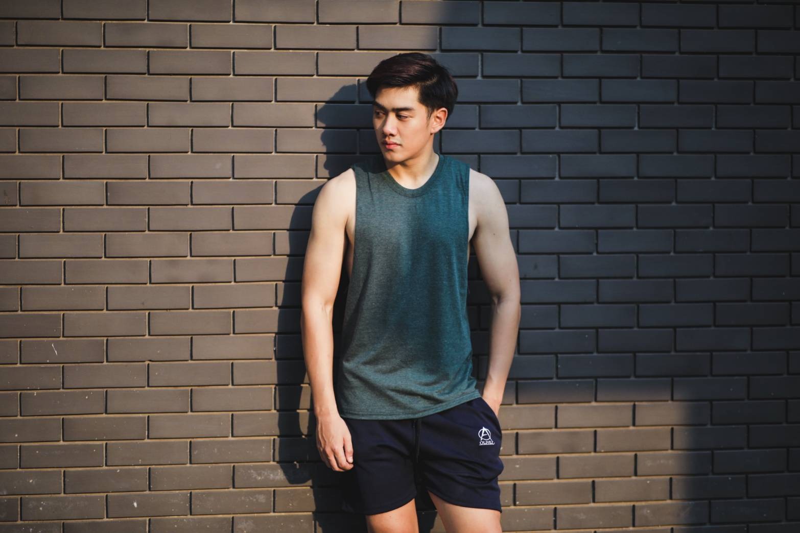 เสื้อกล้ามแขนกุดผู้ชาย ใส่ออกกำลังกาย Oliver Muscle ใส่เข้ายิมไปฟิตเนส ...