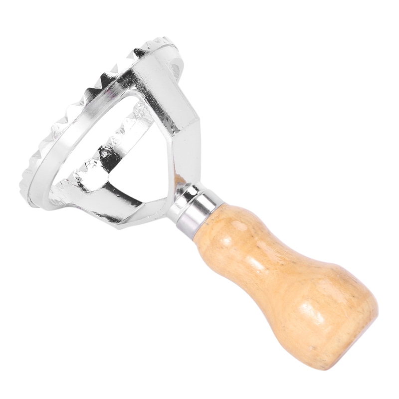 Ravioli Stamp Maker Cutter with Roller Wheel Set, Mold with Wooden ...