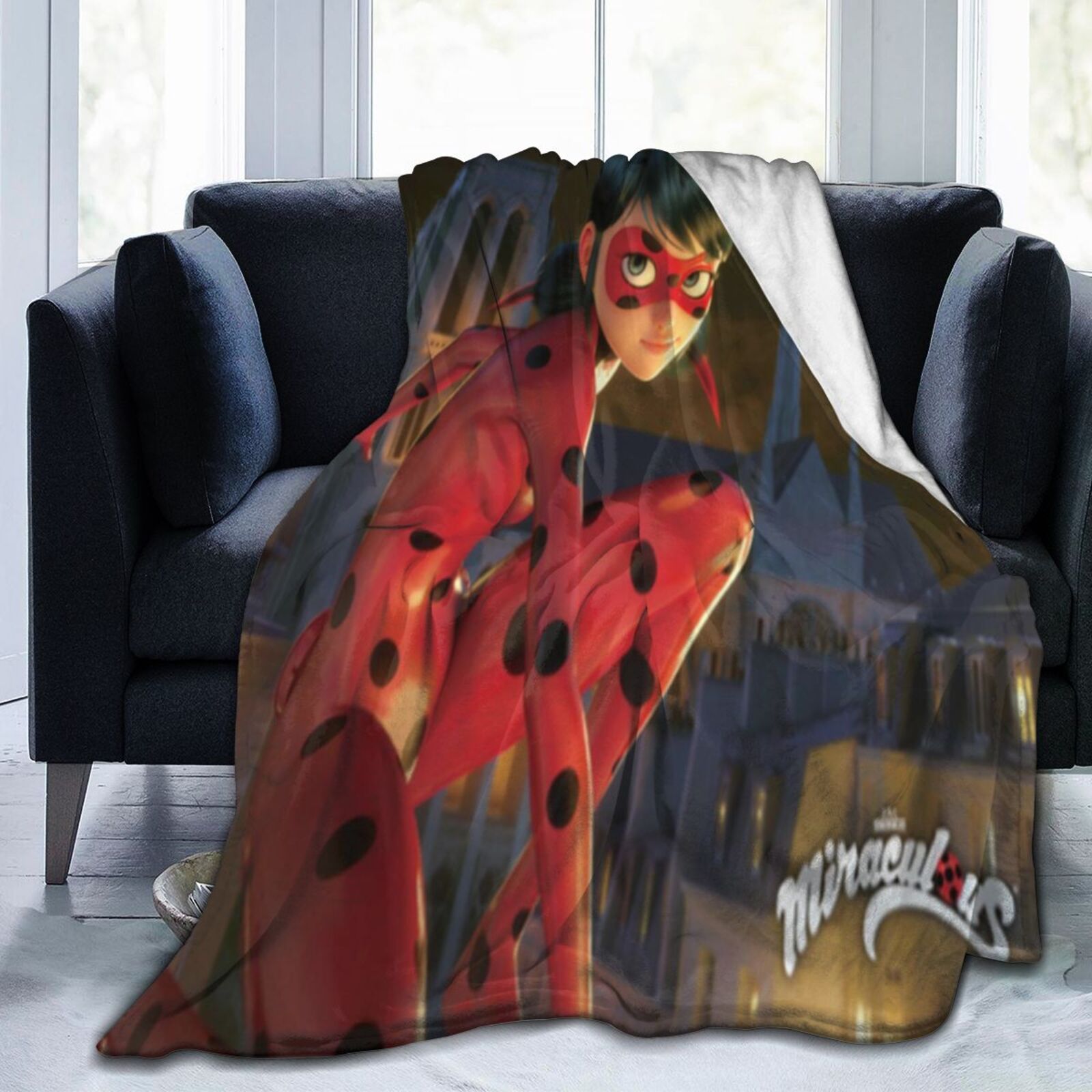 Very soft.ArtStation Miraculous Ladybug Anime Design MasonBaby blanket ...