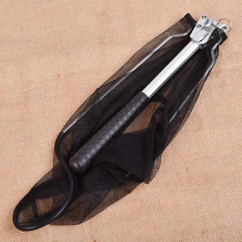 Leo 50Cm Aluminum Alloy+Nylon Handle Fishing Net Mesh Triangle Portable ...