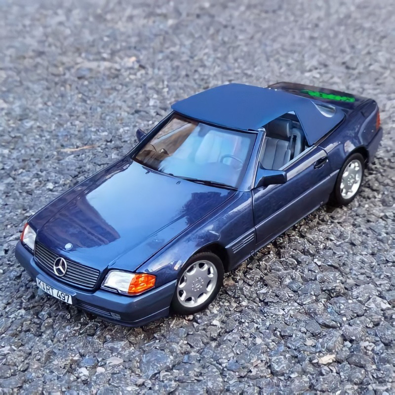 โมเดลรถเหล็ก Mercedes Benz 1989 R129 SL500 (เปิดประทุน คลาสสิก) จำนวน ...