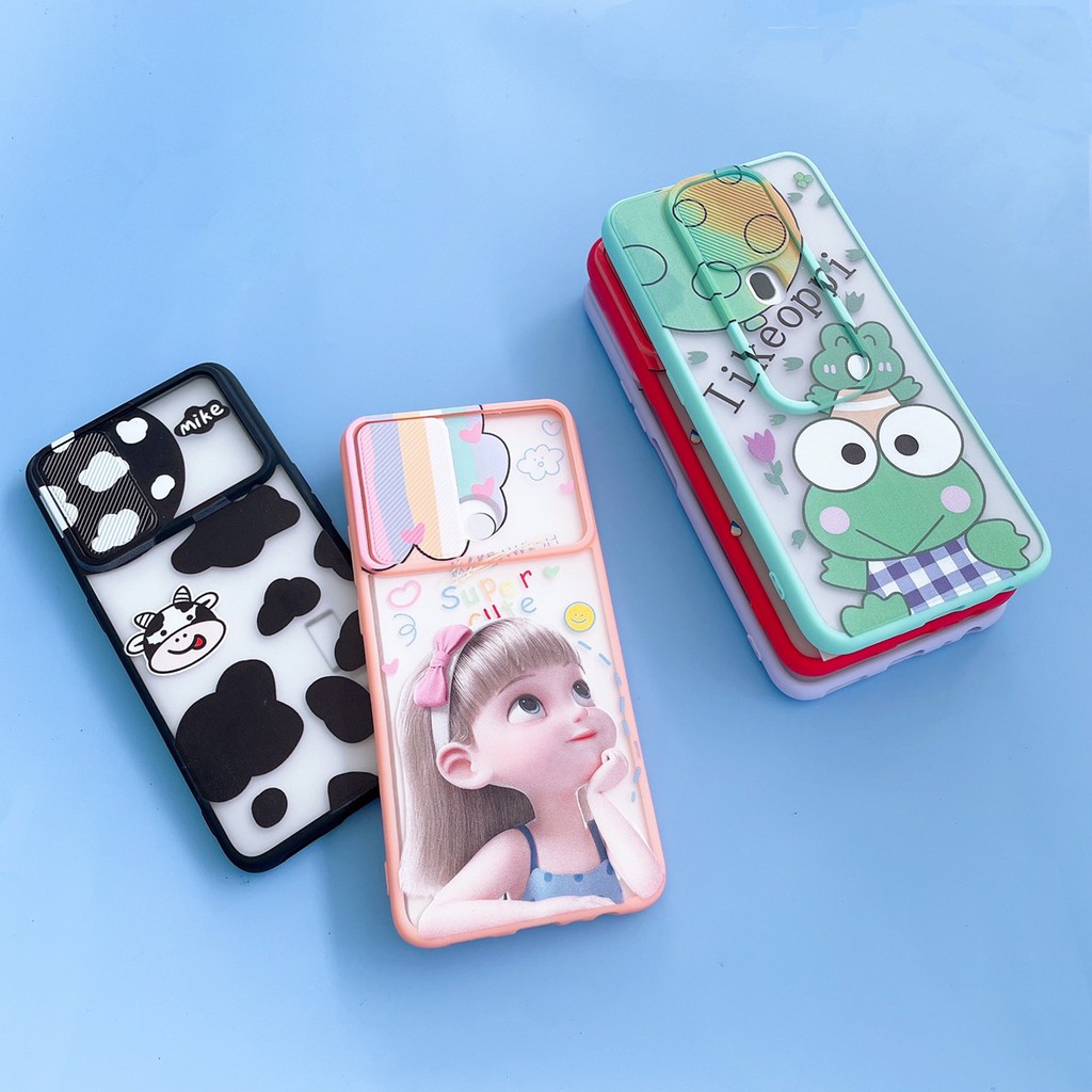 เคสโทรศัพท์vivo วีโว่ Y20 เคสเลนส์ปิดกล้องลายการ์ตูน รุ่น vivo y12 y17 ...