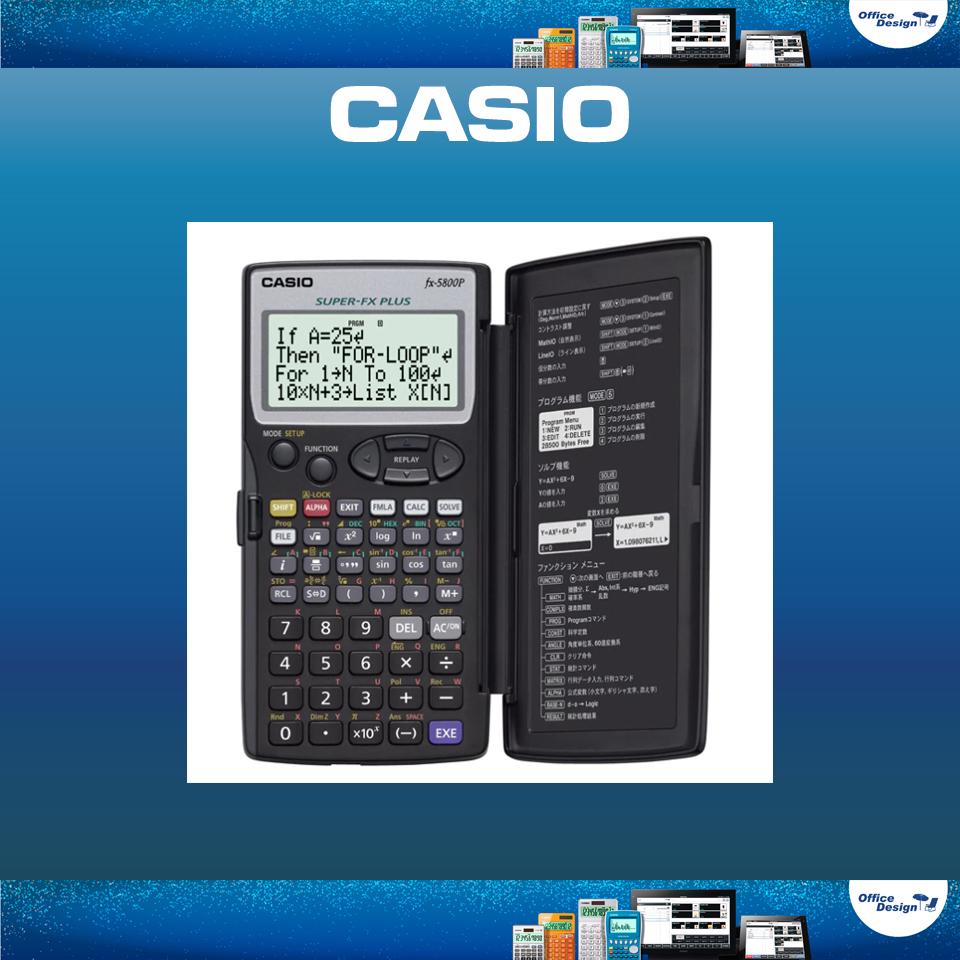 Casio เครื่องคิดเลขวิทยาศาสตร์ รุ่น FX-5800P ใหม่ แท้ ประกันศูนย์ 2 ปี ...