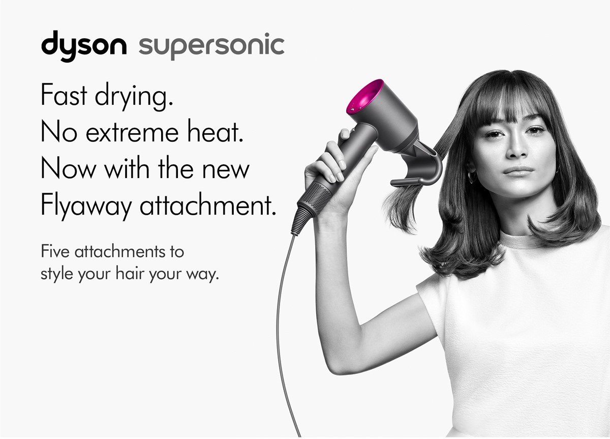 Dyson Supersonic hair dryer HD08 Black/Nickel ไดร์เป่าผม ไดสัน สี ดำ ...