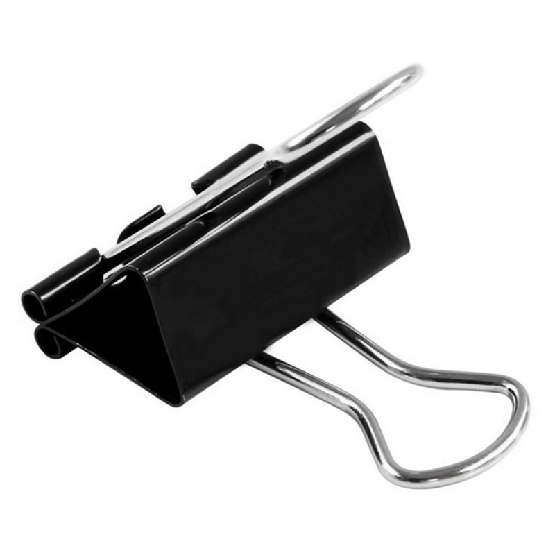 60 Pcs Office and School Binding Supplies 25mm Long Tail Clip Long Tail ...