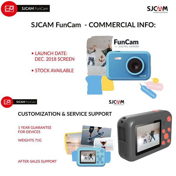 SJCAM FunCam Video HD 720P Action Camera Digital Kids กล้องแอคชั่น ...
