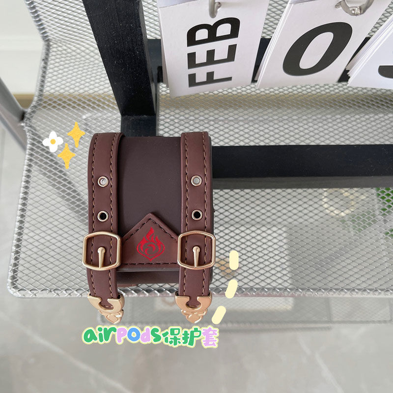Genshin Impact Klee Leather Backpack For Red Mi 3 Apple 12 3 Cover ...