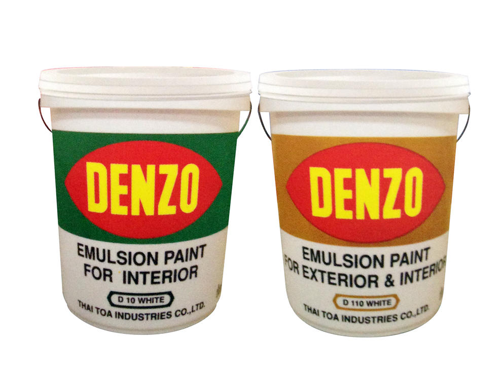 DENZO สีน้ำอะคริลิค สีน้ำ สำหรับ ทา ภายใน สำหรับ ทา ภายในและภายนอก ...