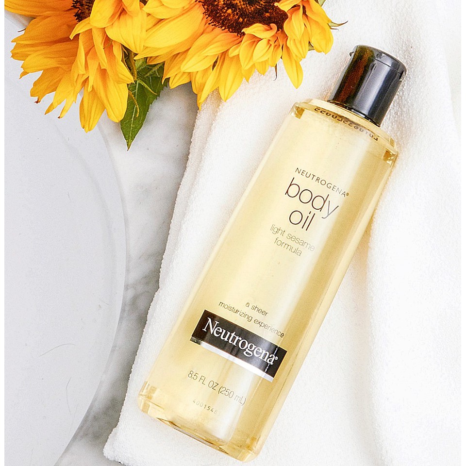 ️NEUTROGENA Body Oil Light Sesame Formula 250 ml. [ ลดราคากระหน่ำ ...