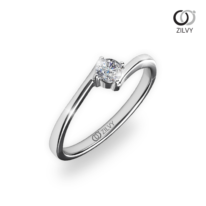 Zilvy แหวนเพชรแท้ เพชรผู้หญิงเพชรรวม 0.20 กะรัต น้ำร้อย | Lazada.co.th