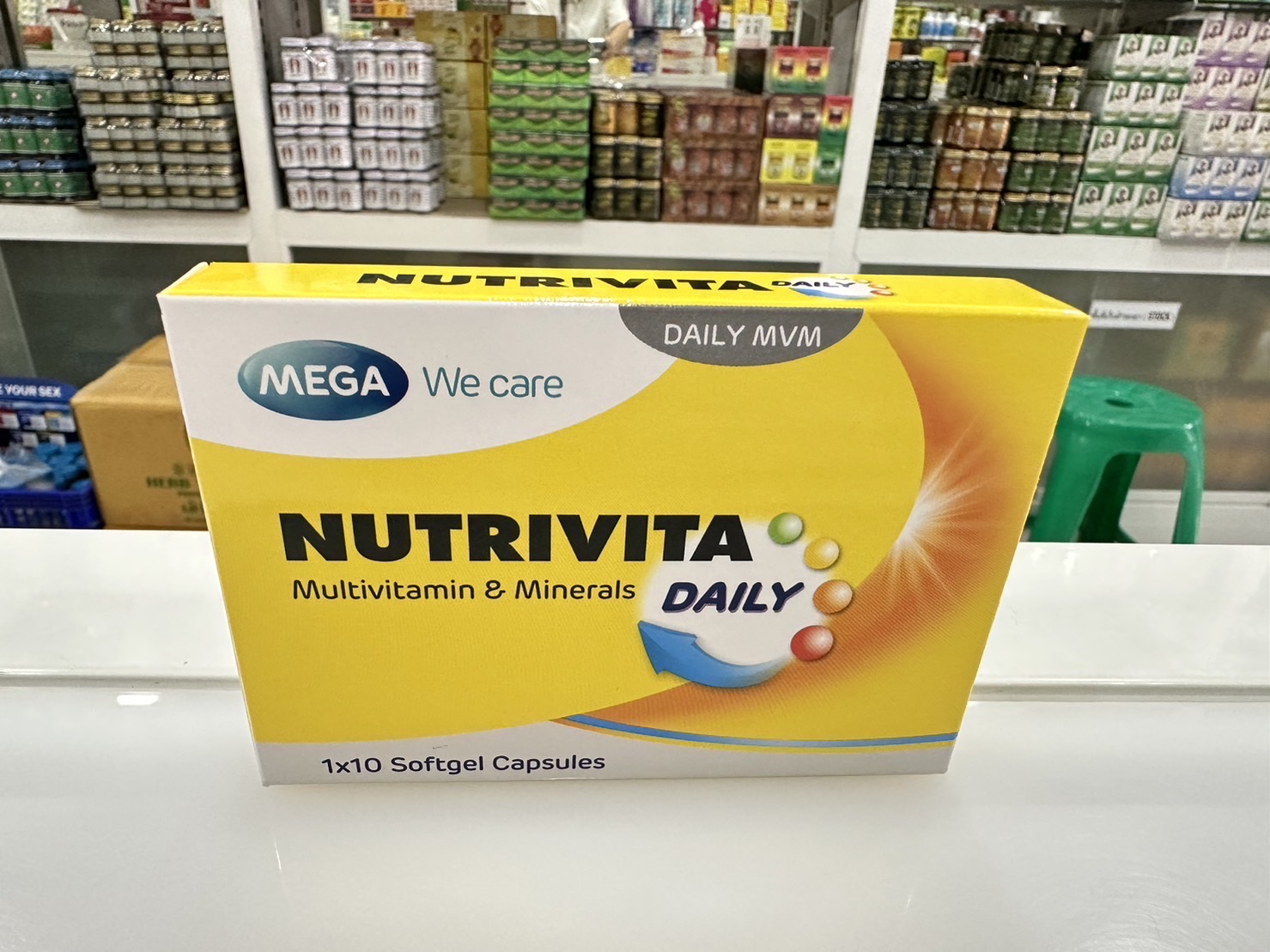 nutrivita multivitamin and minerals daily mega วิตามินรวม 1 กล่อง 10 เม ...