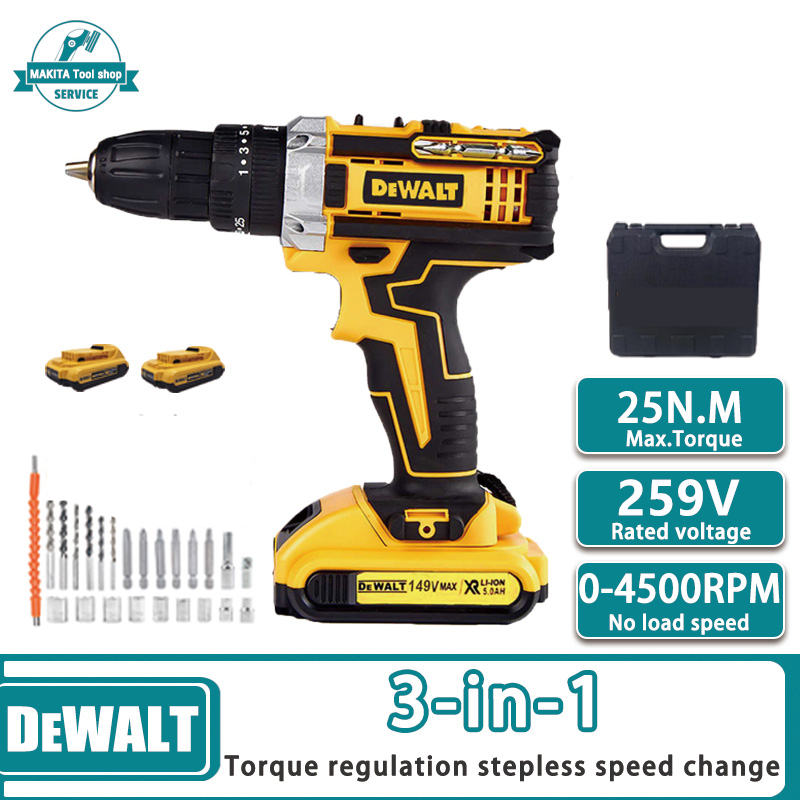 MAKITA Cordless Drill สว่านไร้สาย 68V 3ระบบ เจาะกระแทกได้ สว่าน สว่านไฟฟ้าไร้สาย * การันตีสินค้า ...