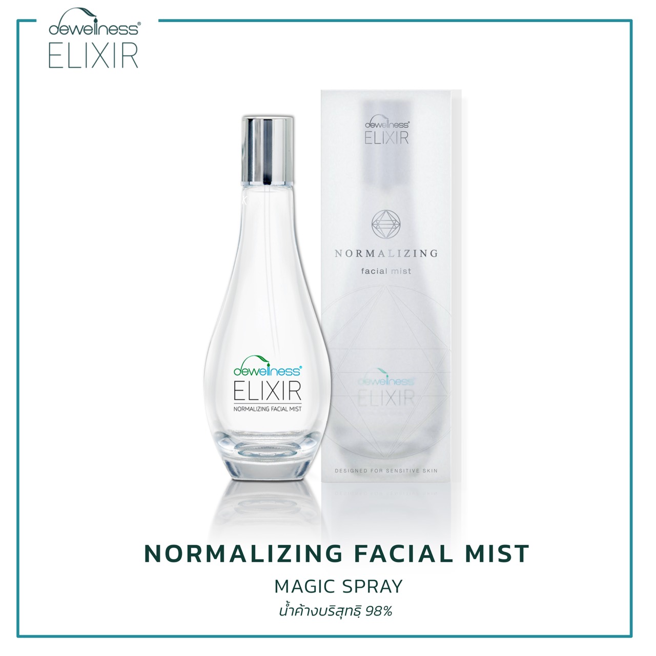 สเปรย์น้ำค้าง DEWellness Elixir Normalizing Facial สเปรย์น้ำค้างบริสุทธิ์จาธรรมชาติ - DEWellness ...