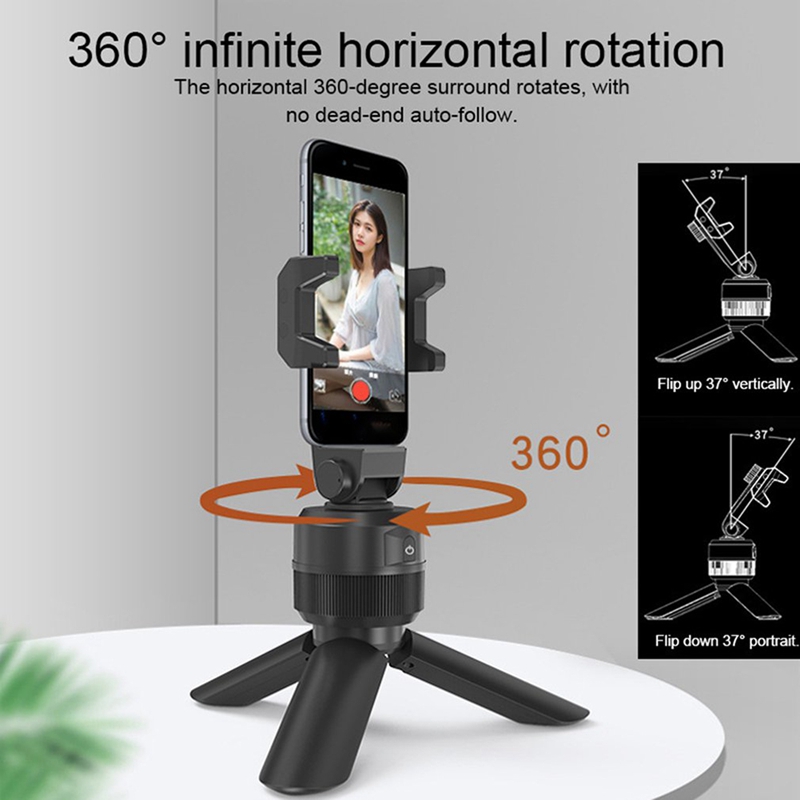 AI 3 in 1 Auto Smart Follow Selfie Stick Portable 360 Degree Rotation ...