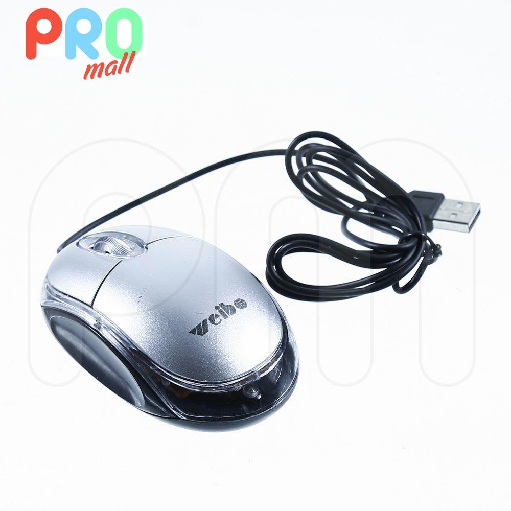 WEIBO Optical Mouse ออปติคัลเมาส์แบบมีสายมีสาย USB เหมาะสำหรับพีซีและ ...