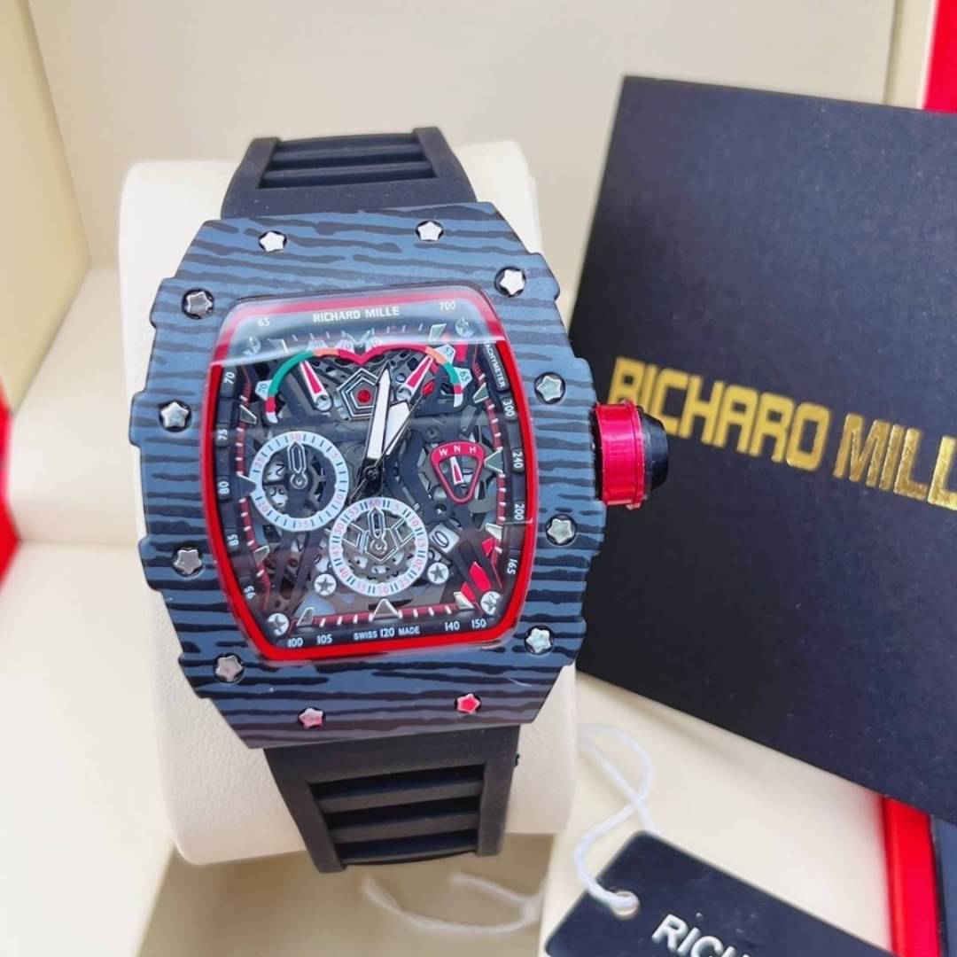 00011นาฬิกาข้อมือผู้ชายRichard-Milleพร้อมกล่อง Box Set มีช่องบอกวันที่ ...