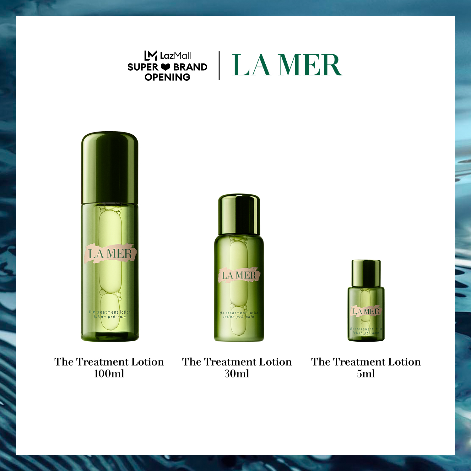 [11 August Only] La Mer - 3pcs Skincare Set with Treatment Lotion 100ml ...