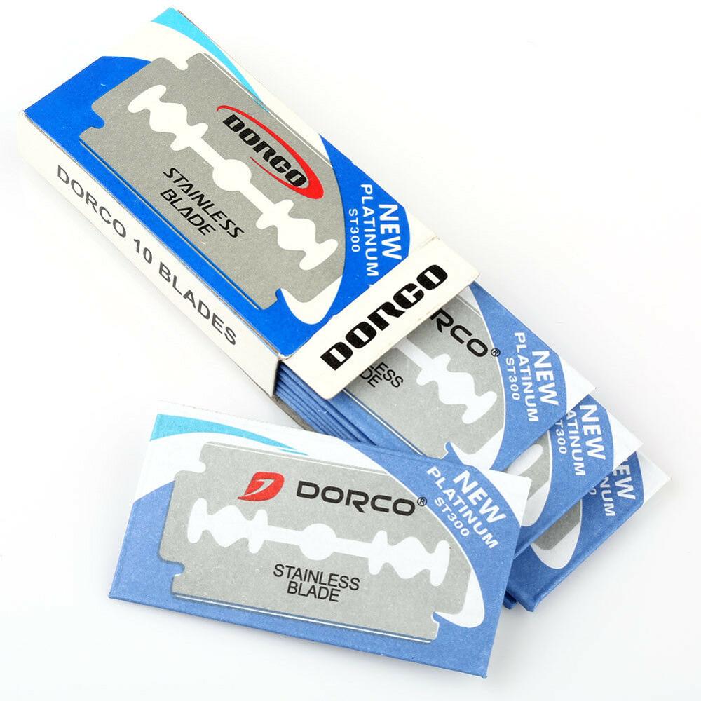 Double Edge Sided Shaving Blade Blades Straight Cut Throat Razor Shave ...