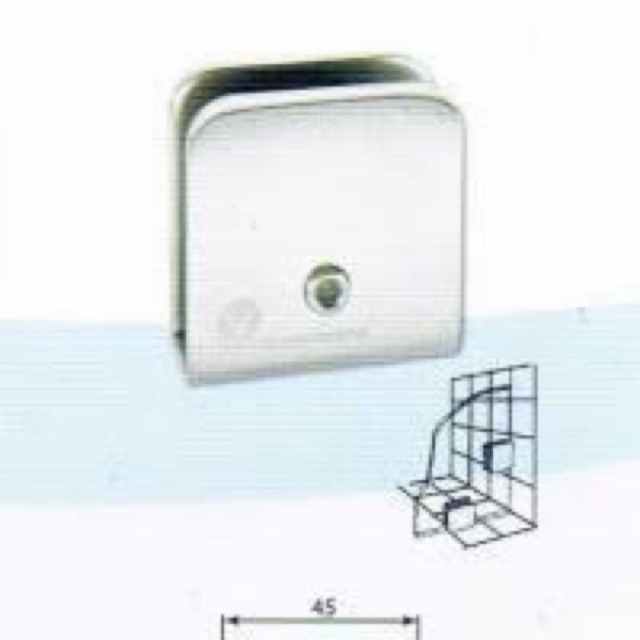 โปรโมชั่น ตัวหนีบห้องน้ำ VVP GC 506 ตัวหนีบกระจกห้องน้ำรุ่นเล็ก (วีวีพี) Small Shower Fitting ...