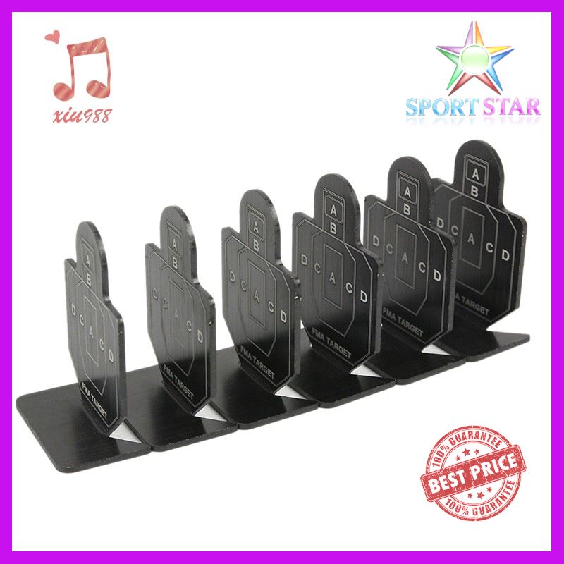 6Pcs Ab Brave Warrior Metal Targets Set Outdoor Aeg Gbb Airsoft ...