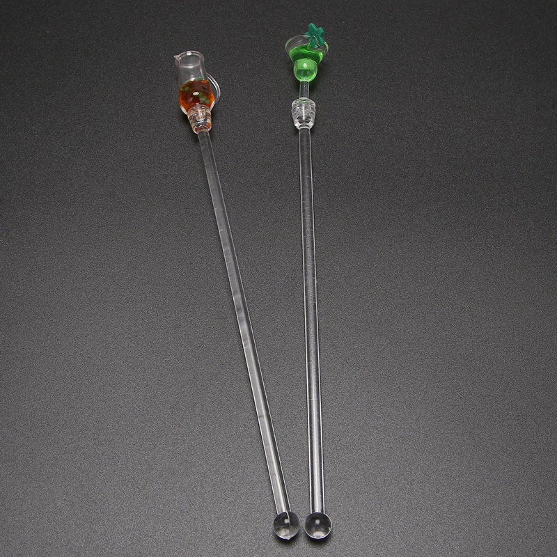 10Pcs Cocktail Stirrer Drink Mixing Stick Set Acrylic Cocktail Mixer ...