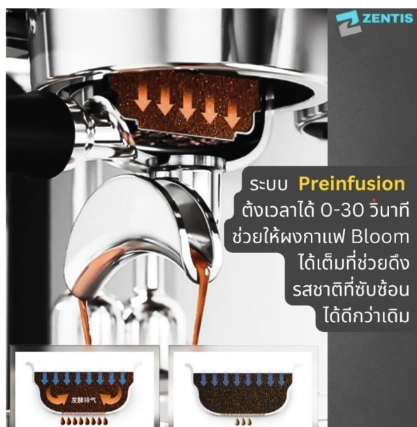 Zentis Mattina Coffee Machine - Station Coffee - ThaiPick