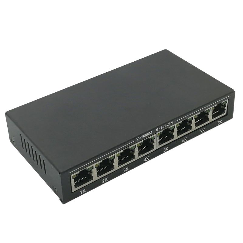 Switch Hub 8 Port Gigabit RJ45 Ethernet 10 / 100 / 1000Mbps dengan ...