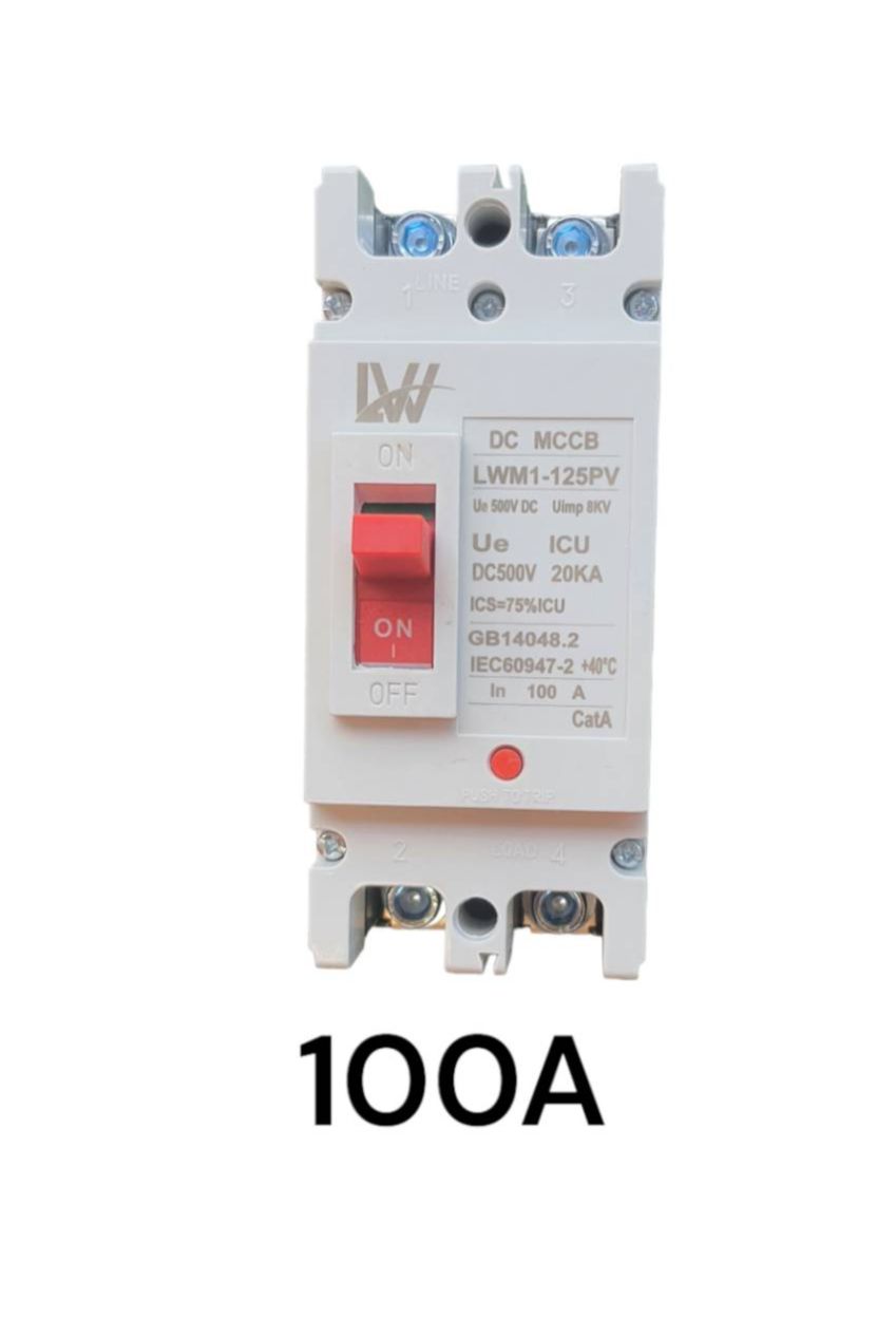 MCCB 2P 100A 150A 200A (DC 500V) เหมาะสำหรับเบรกเกอร์แบตเตอรี่ใช้กับงาน ...