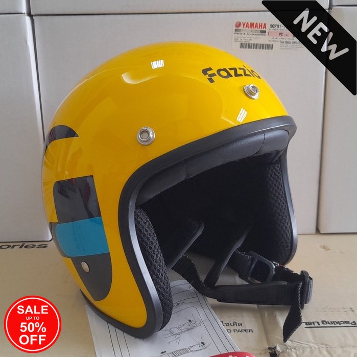 หมวกกันน็อค Fazzio Helmet มีให้เลือก 6 สี รูปทรง C300 แท้จาก Yamaha ...