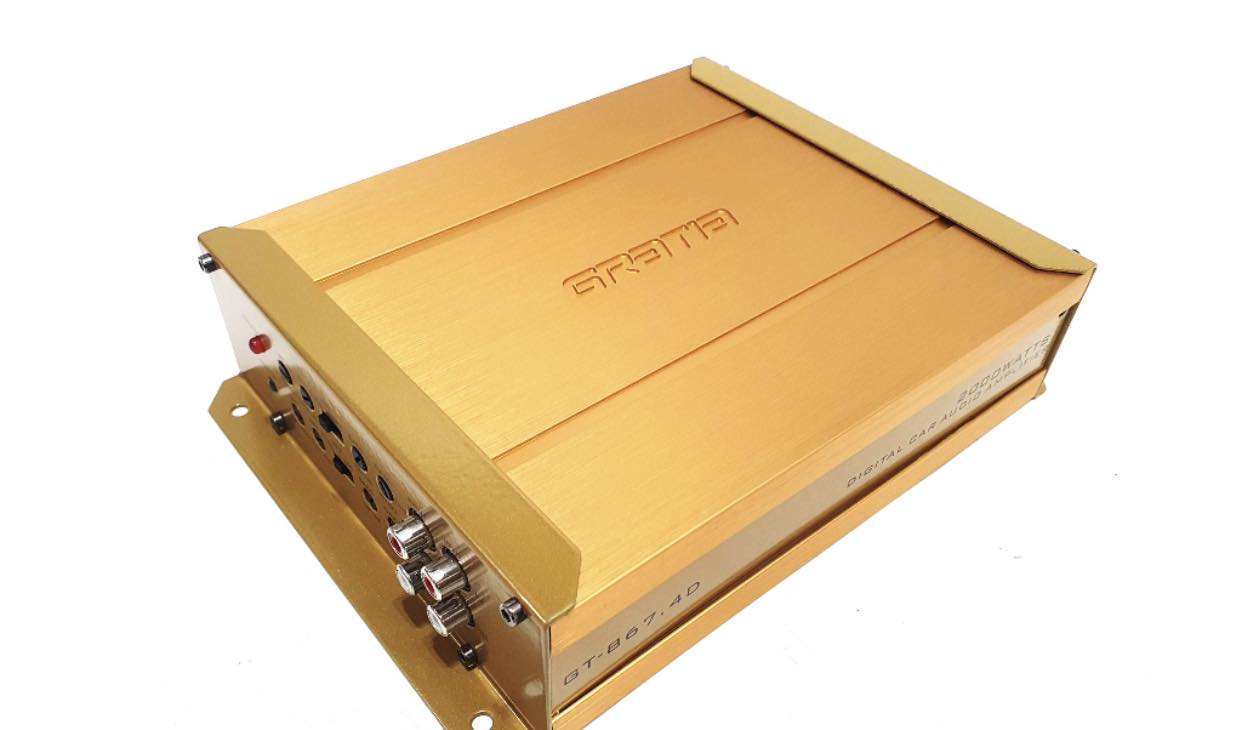 GRATIA รุ่น GT-867.4D เพาเวอร์แอมป์ สำหรับขับเสียงกลางแหลมได้16ดอก Class D 4CH 2000watts.วัตต์ ...