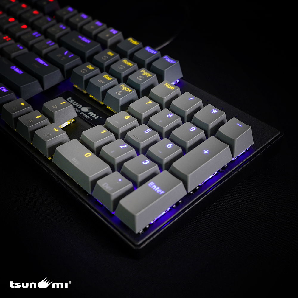 Tsunami MK-02 Pro คีย์บอร์ดเกมมิ่ง 100 104 Key Mechanical Keyboard ...