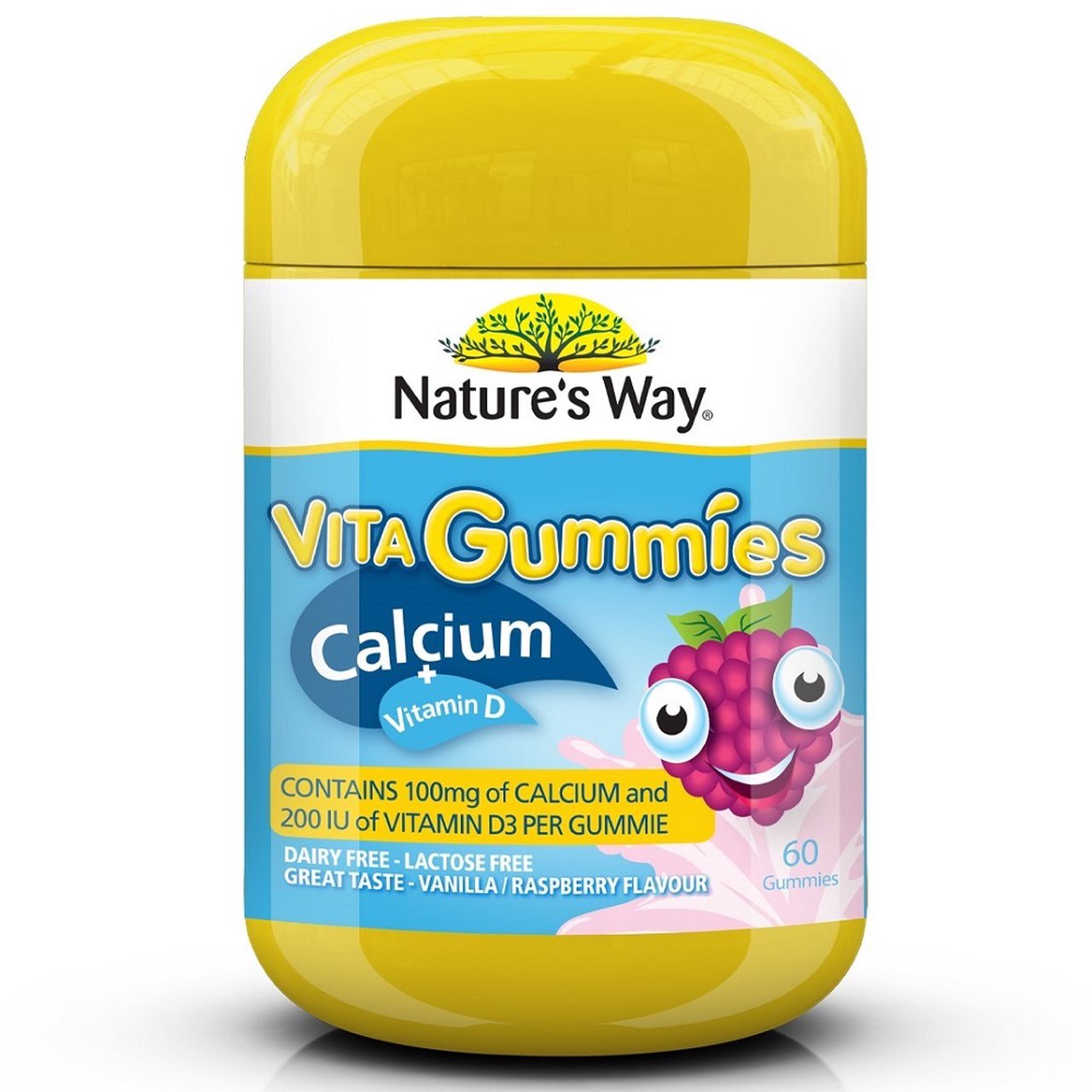 Nature's Way Vita Gummies Calcium+Vitamin D (60) เม็ด เนเจอร์เวย์ กัมมี ...