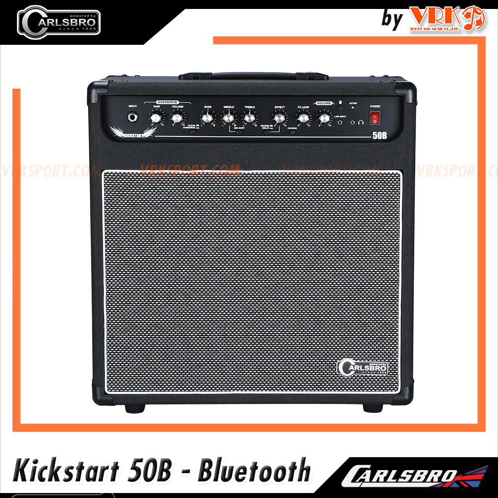 CARLSBRO ตู้แอมป์กีตาร์ รุ่น KICKSTART 50B - มีบลูทูธ bluetooth ...