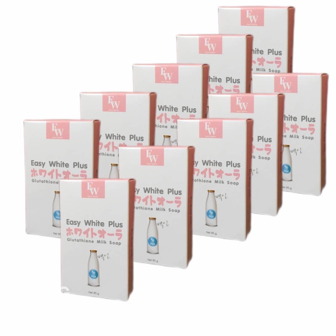 สบู่กลูต้า-น้ำนม Easy White Plus ( 10 ก้อน ) - Yayee Care - ThaiPick