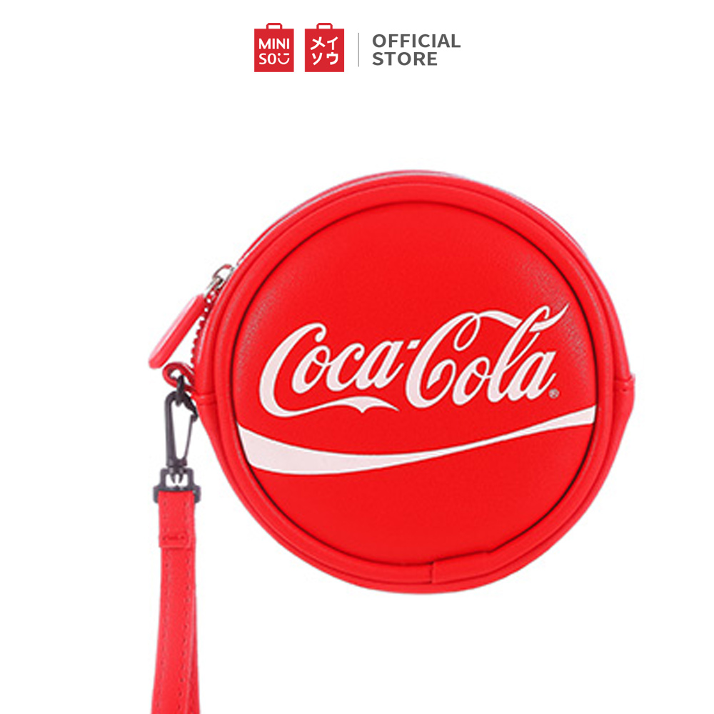 MINISO x Coca-Cola กระเป๋าสตางค์ กระเป๋าใส่เหรียญใบเล็ก ทรงกลม Coca ...