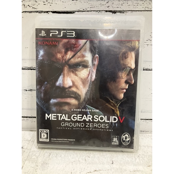 แผ่นแท้ [PS3] Metal Gear Solid V: Ground Zeroes (Japan) (BLJM-61135 ...