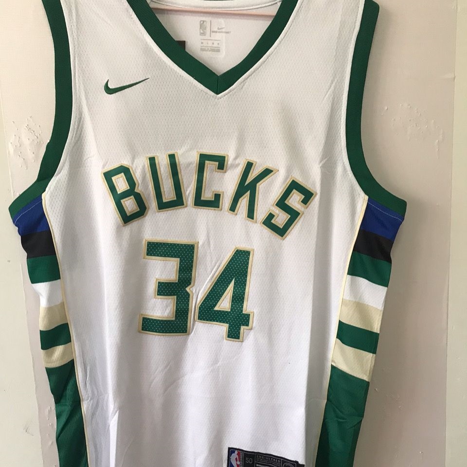 Version of uniforms no 34 bucks fans alphabet song green white ...