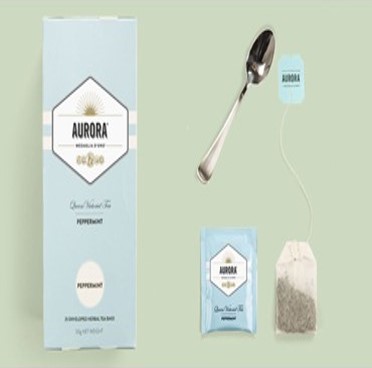 Aurora Tea Peppermint ออโรร่า เปปเปอร์ มินท์ ที 2g x 25 teabags ...