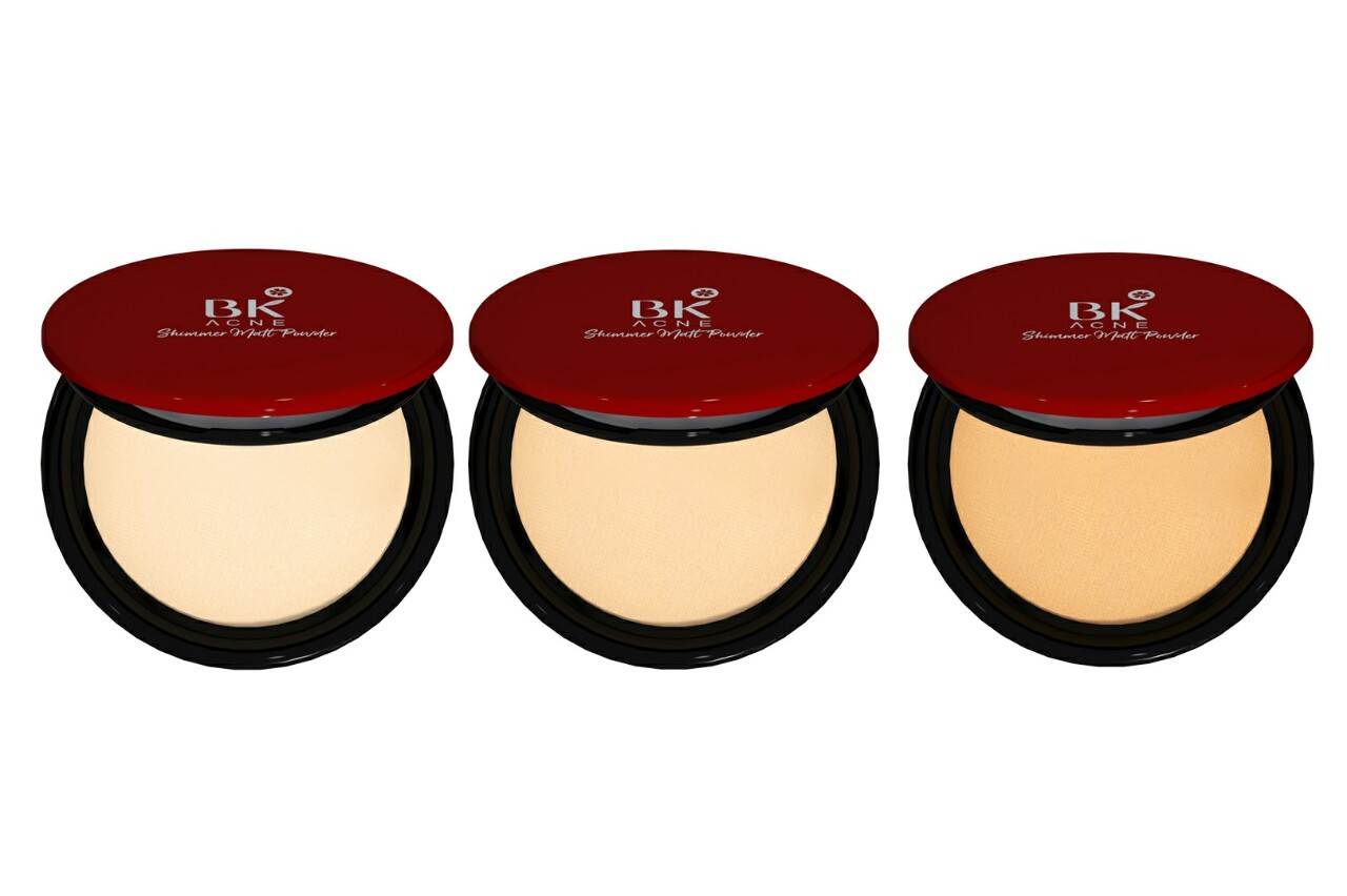 BK Acne Shimmer matt Powder 3D Diamond เนื้อแป้งปกปิด คุมมัน ...