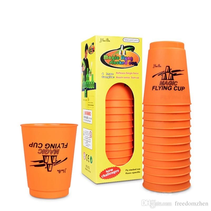 Double B toys เกมครอบครัว แก้วสแต็ค ถ้วยเรียงซ้อน เกมส์เรียงแก้ว Magic flying stacked cup Toys ...