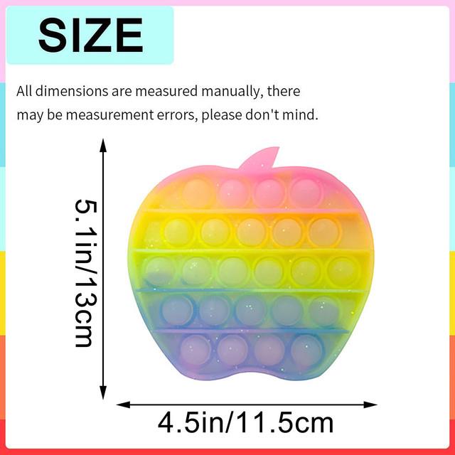 Popet fidget Toy Infinite Squeeze Edamame Toys Rainbow Dinosaur Squishy ...