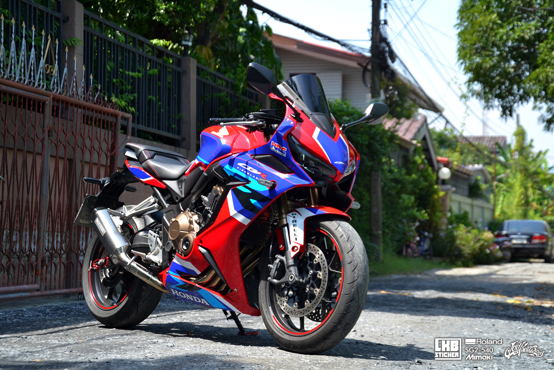 สติ๊กเกอร์แต่งลายรถ Honda Cbr 650R 2019 - 2023 ลาย CBR FIREBLADE ...