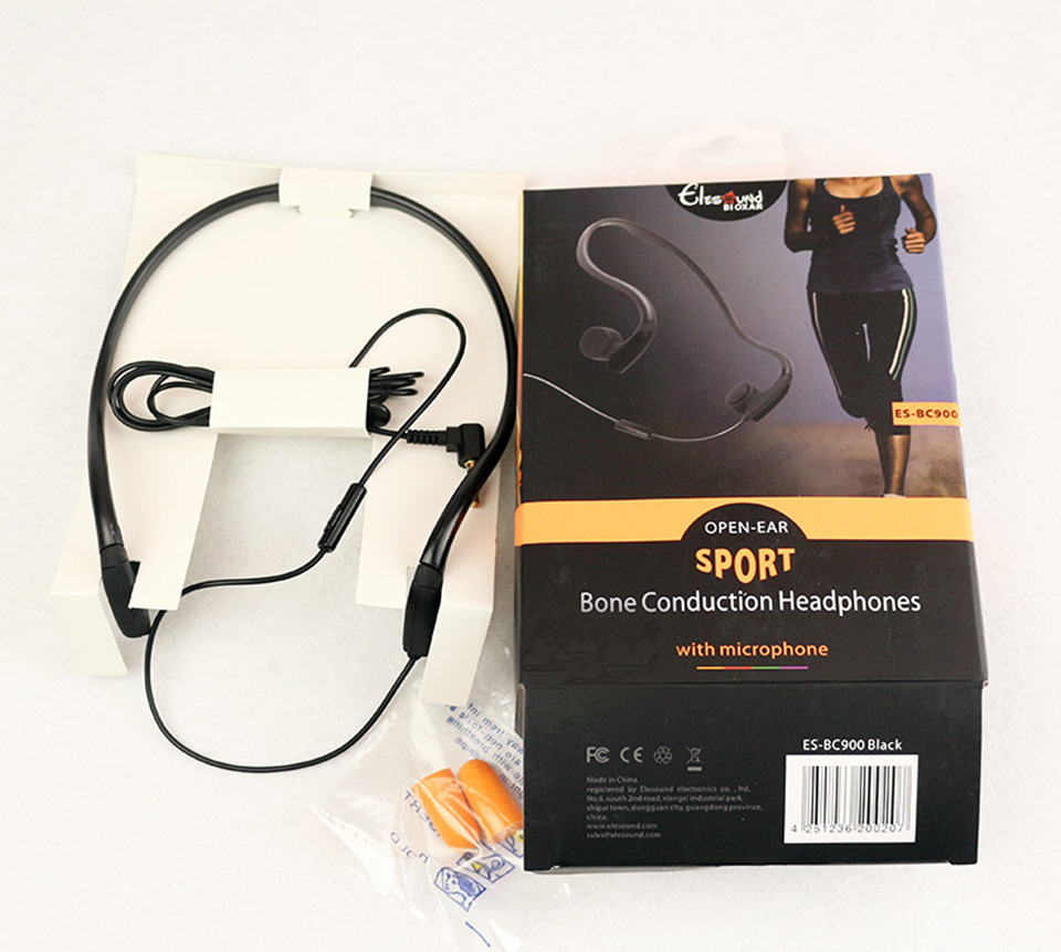 Bone Conduction Transmit Headsets Wired Earphone Outdoor Sports Smart ...