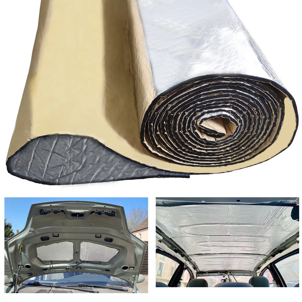 200X 50 cm 5mm mat car sound absorbing pad Sound deadening damper for ...