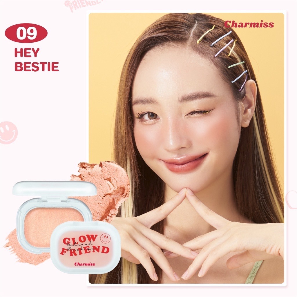 Charmiss Glowfriend Natural Blush On 4g.บลัชออนแก้มโกลว์โมจิ | Lazada.co.th