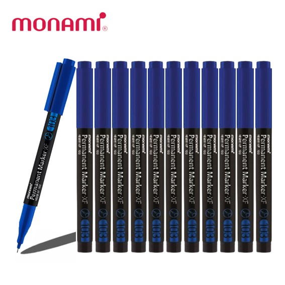 ปากกาเขียนซีดี โมนามิ Monami Permanent Marker XF 103 ขนาดเส้น 0.5 มม. ...