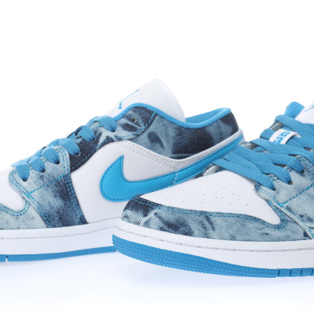 NEW Nike Air Jordan 1 Low SE Washed Denim AJ1 Jordan Generation Low Top ...