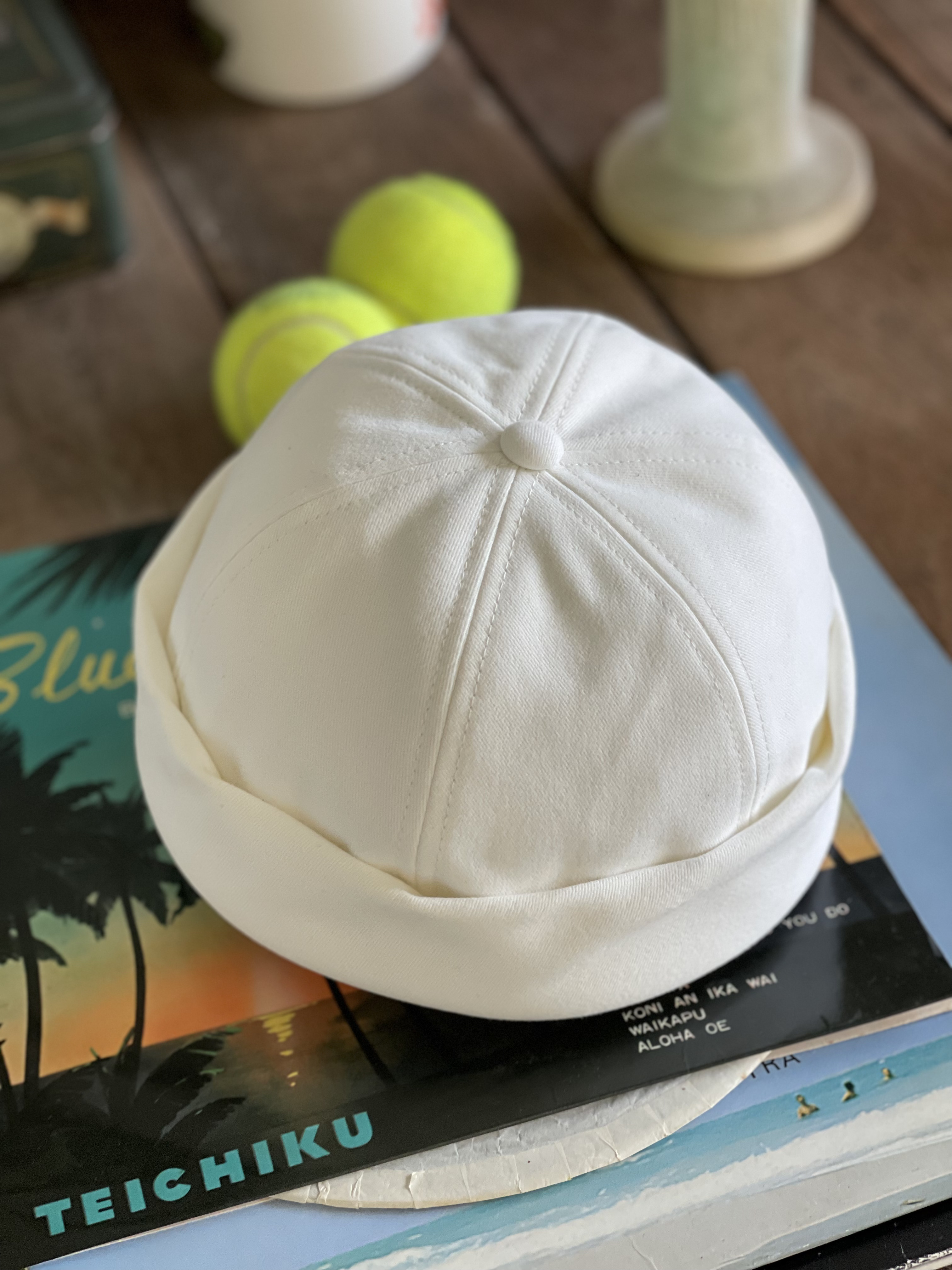 City Mile Miki Hat Cotton Twill Off-White | Lazada.co.th